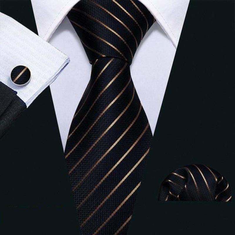 Black and gold tie store